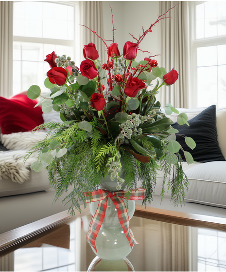 Forest Artistry Christmas Bouquet | Gainan's Flowers - Billings MT